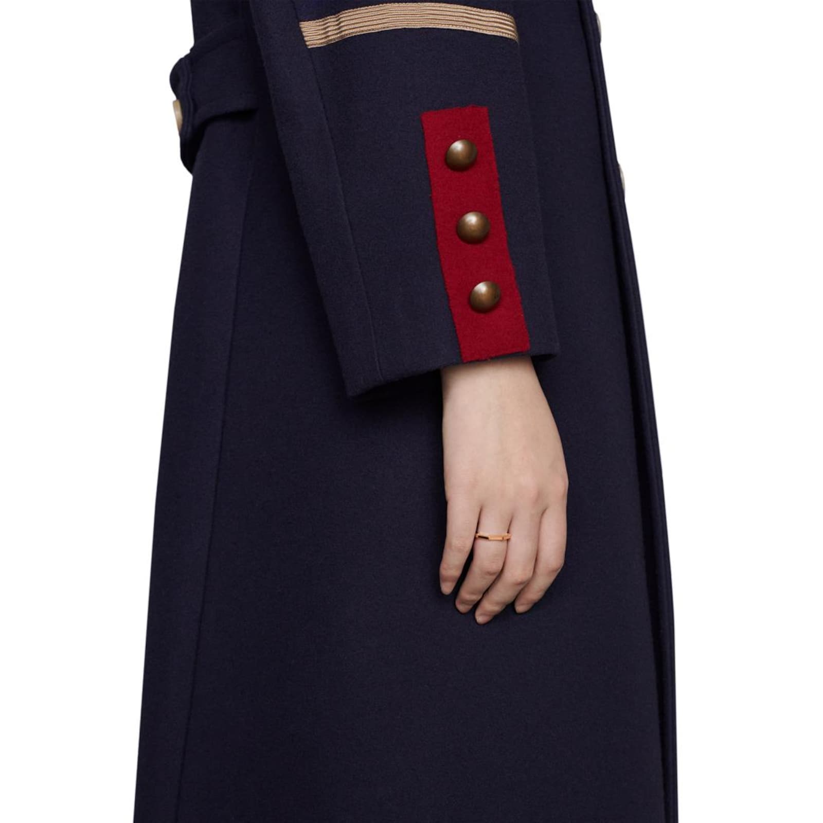 Gucci 18ct Rose Gold Gucci Link to Love Ring YBC662194002 | Goldsmiths