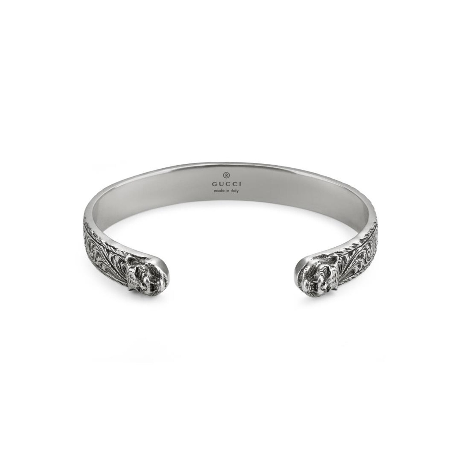 Gucci Silver Gucci Garden Bangle 18cm YBA433575001018 | Goldsmiths