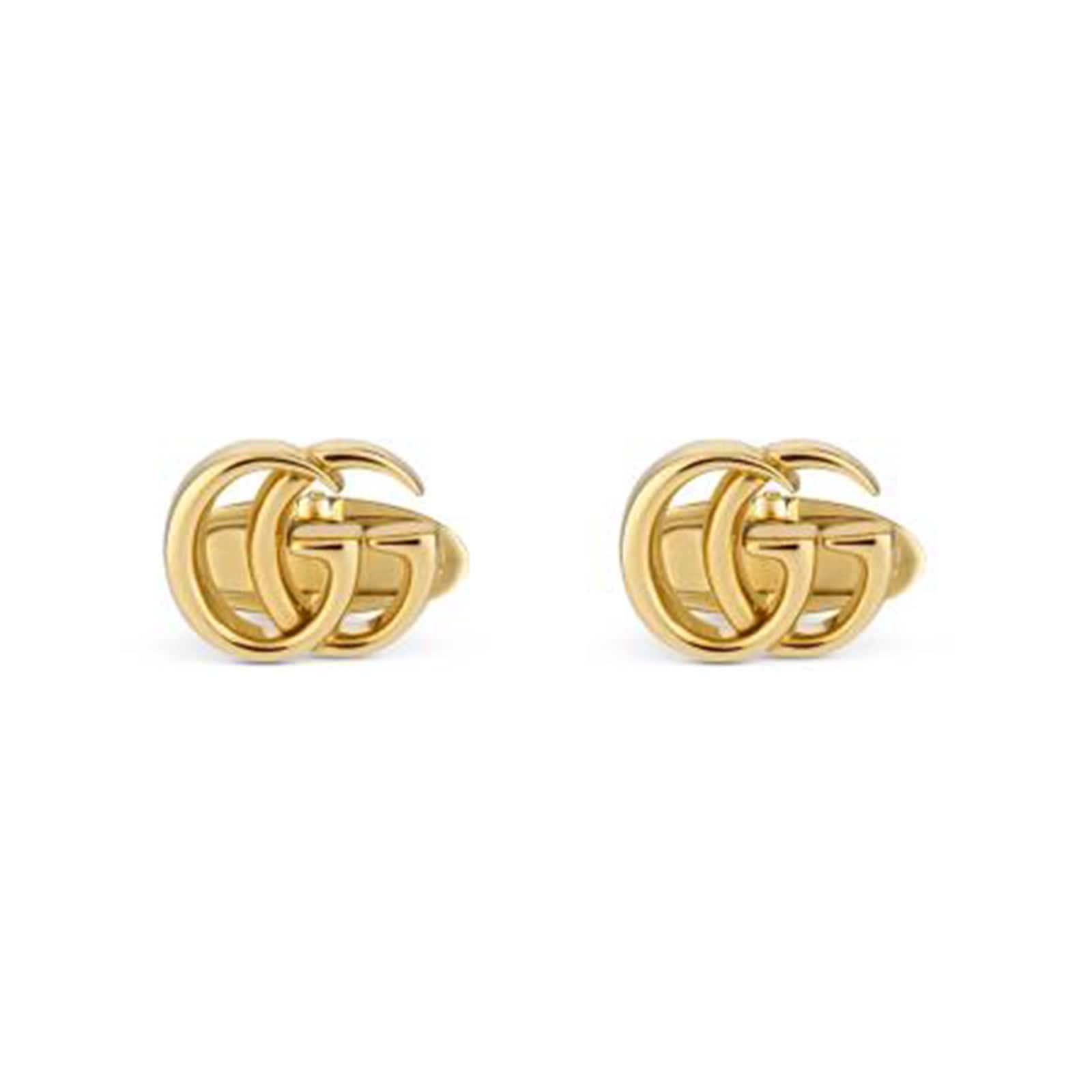 Gucci 18ct Yellow Gold GG Running Cufflinks YBE52495400100U | Goldsmiths