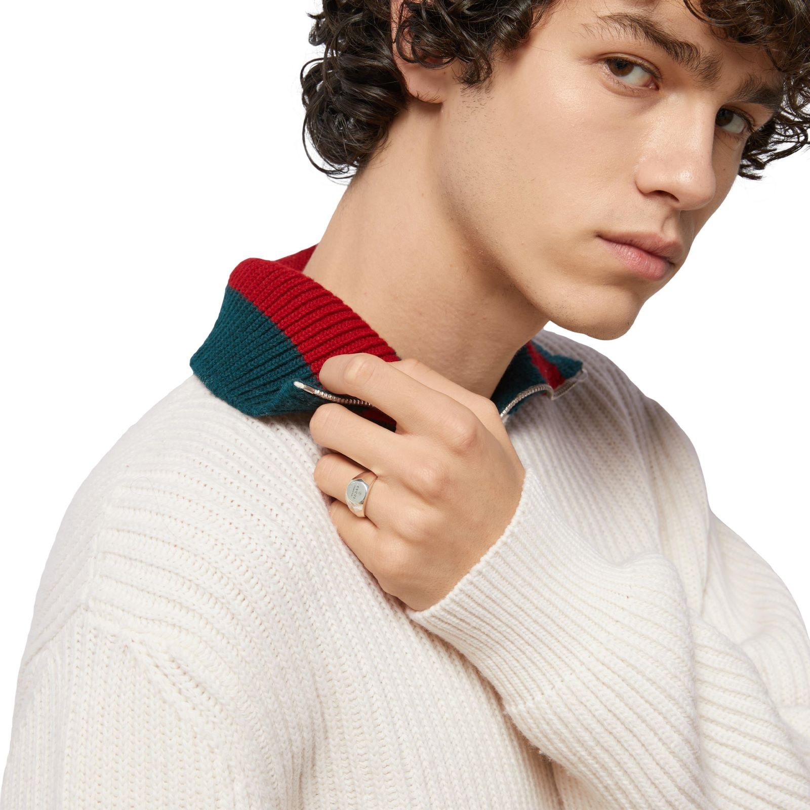 Gucci Sterling Silver Trademark Signet Ring YBC779162001 | Goldsmiths