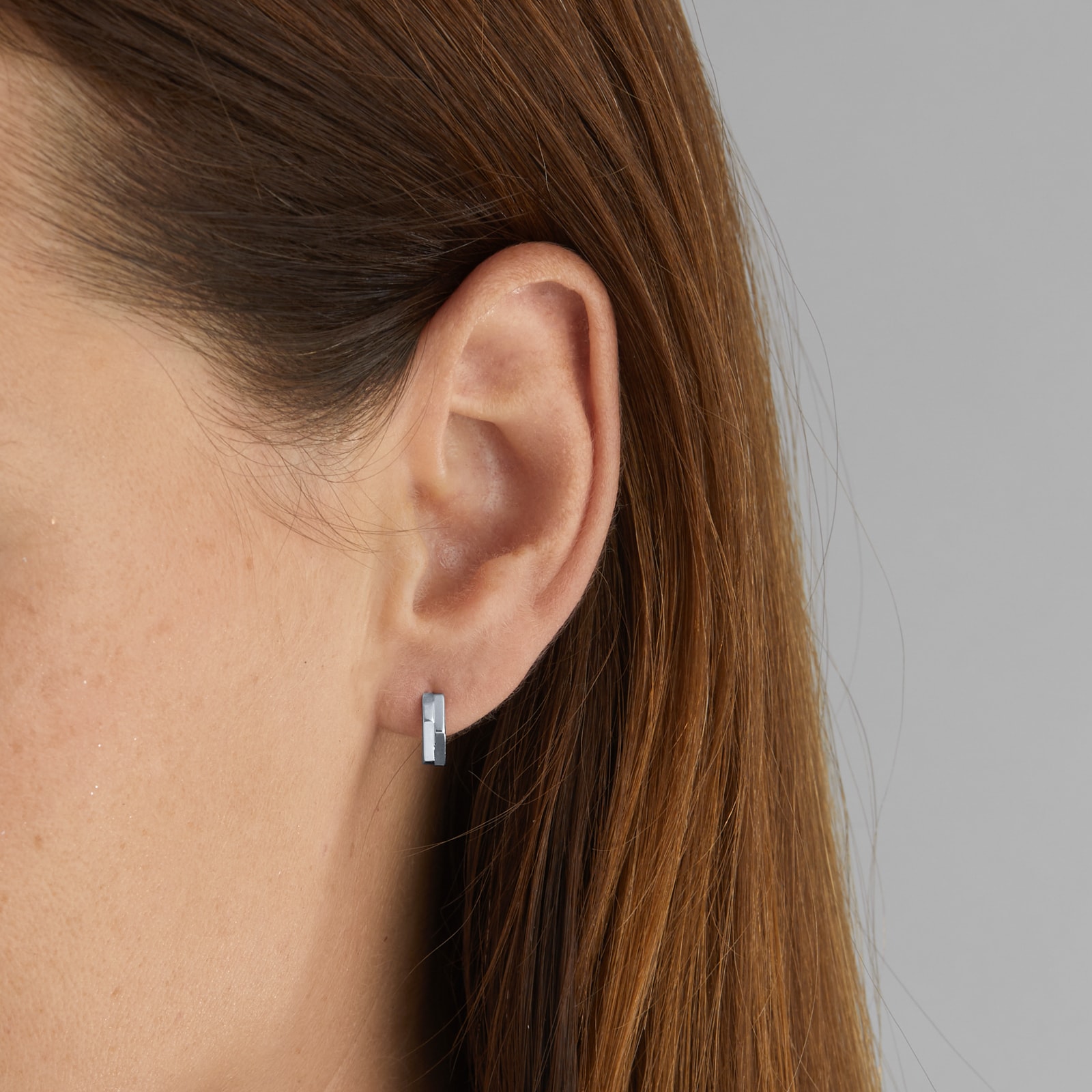 Repossi Antifer 18ct White Gold Two Row Earring EAF0AEWG00000 | Goldsmiths