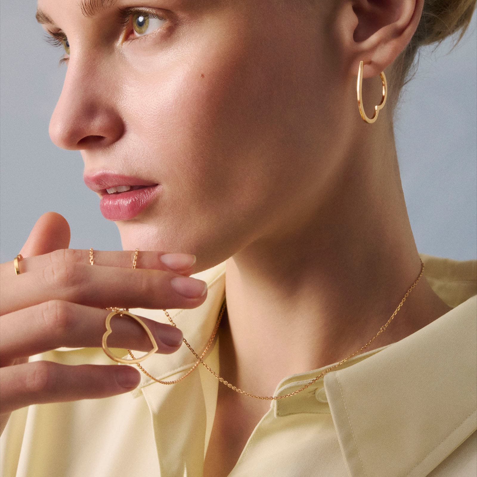 Repossi Antifer 18ct Rose Gold Heart Ring RAH0AAPG00000 | Goldsmiths