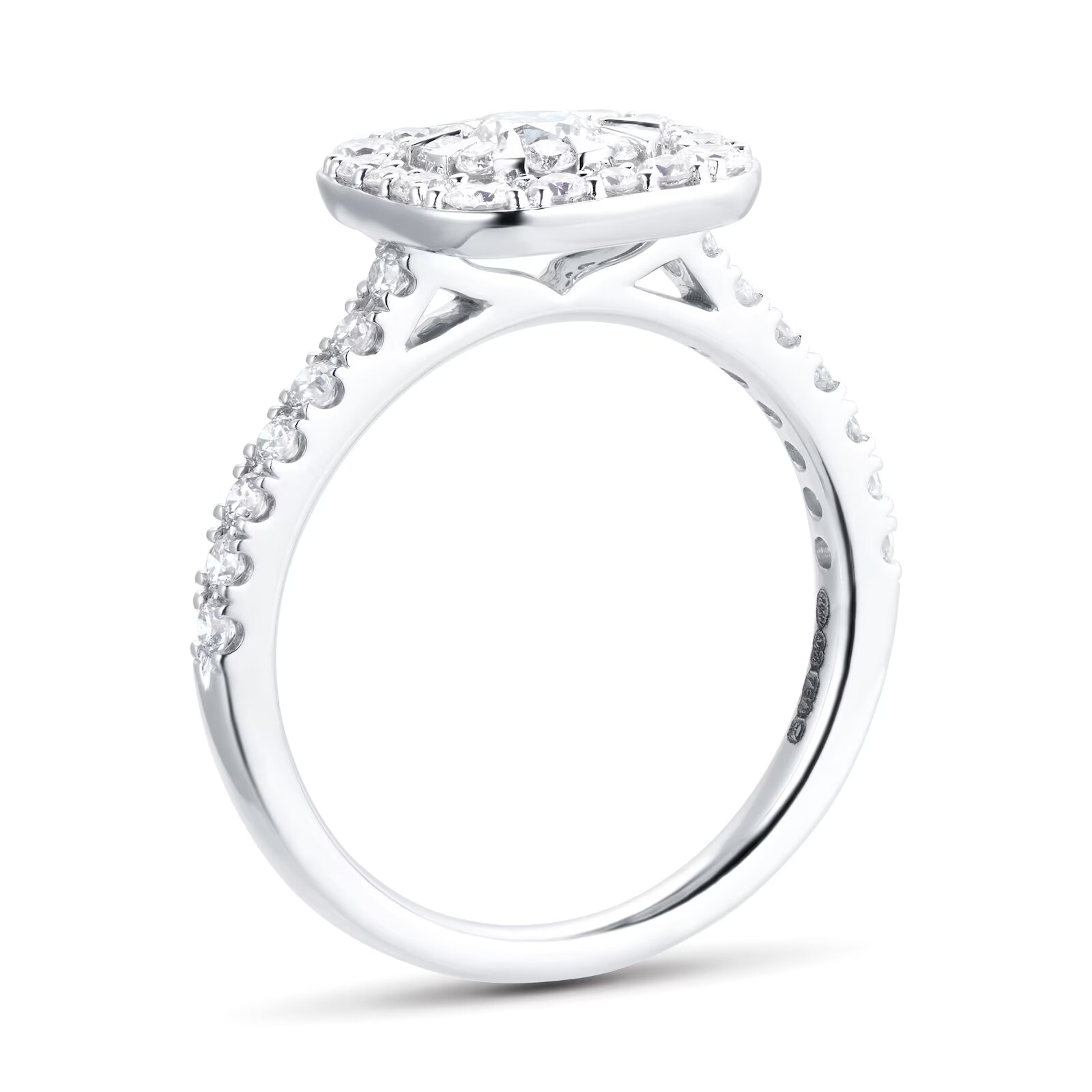 Mappin & Webb Masquerade 18ct White Gold 0.80cttw Diamond Ring - Ring ...