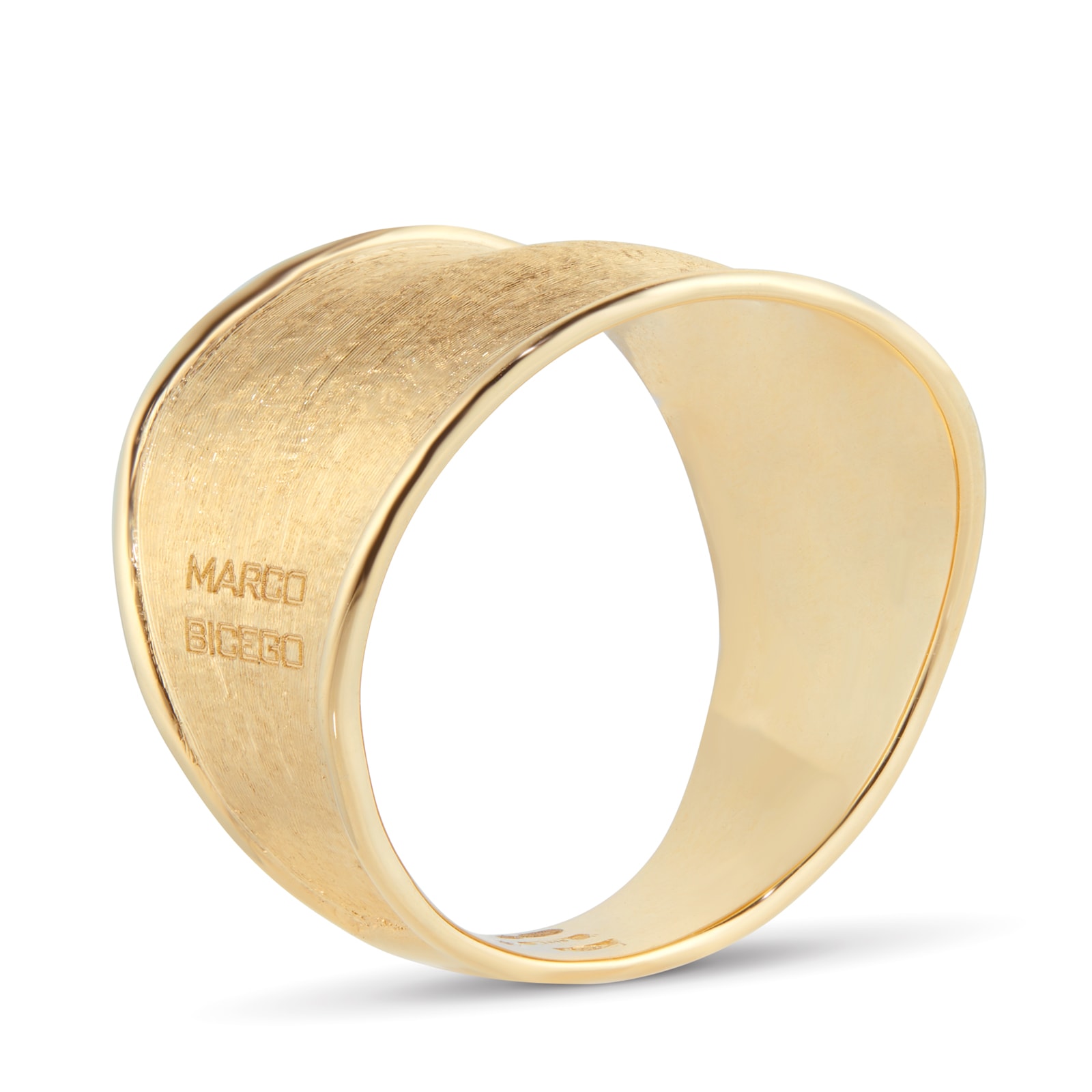 Marco Bicego 18ct Yellow gold Lunaria Collection Ring AB551 Y 02 ...