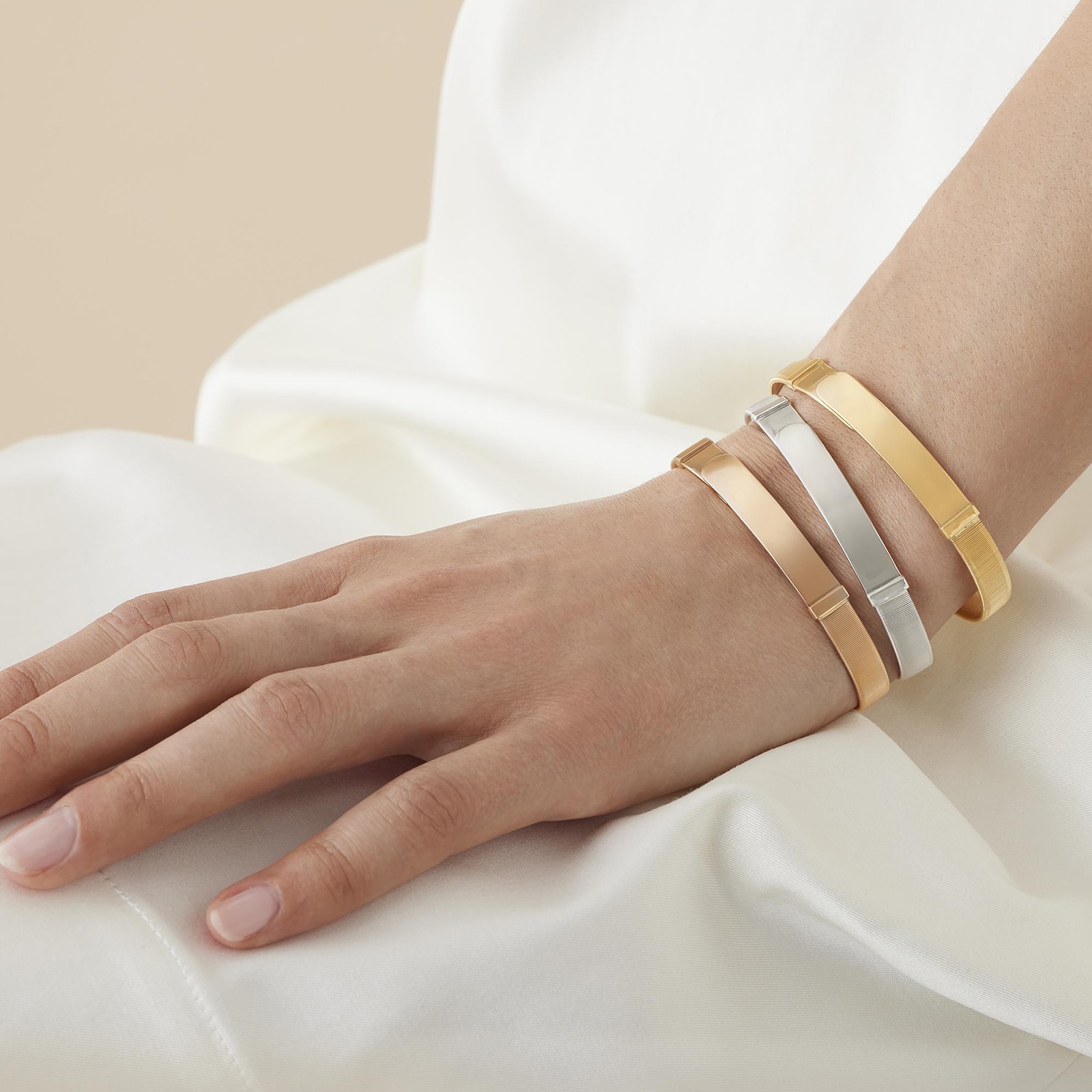 Marco Bicego 18ct Yellow Gold Masai Coil Large Bangle SG44__Y_01 | Goldsmiths