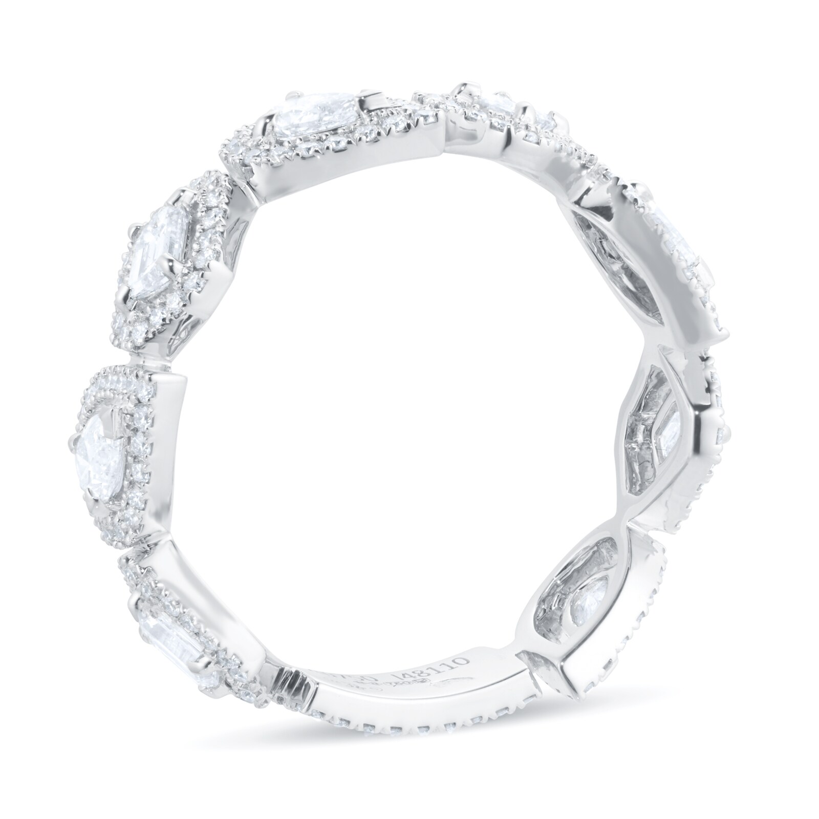 Messika My Twin Wedding Ring - Ring Size K 6705-WG | Goldsmiths