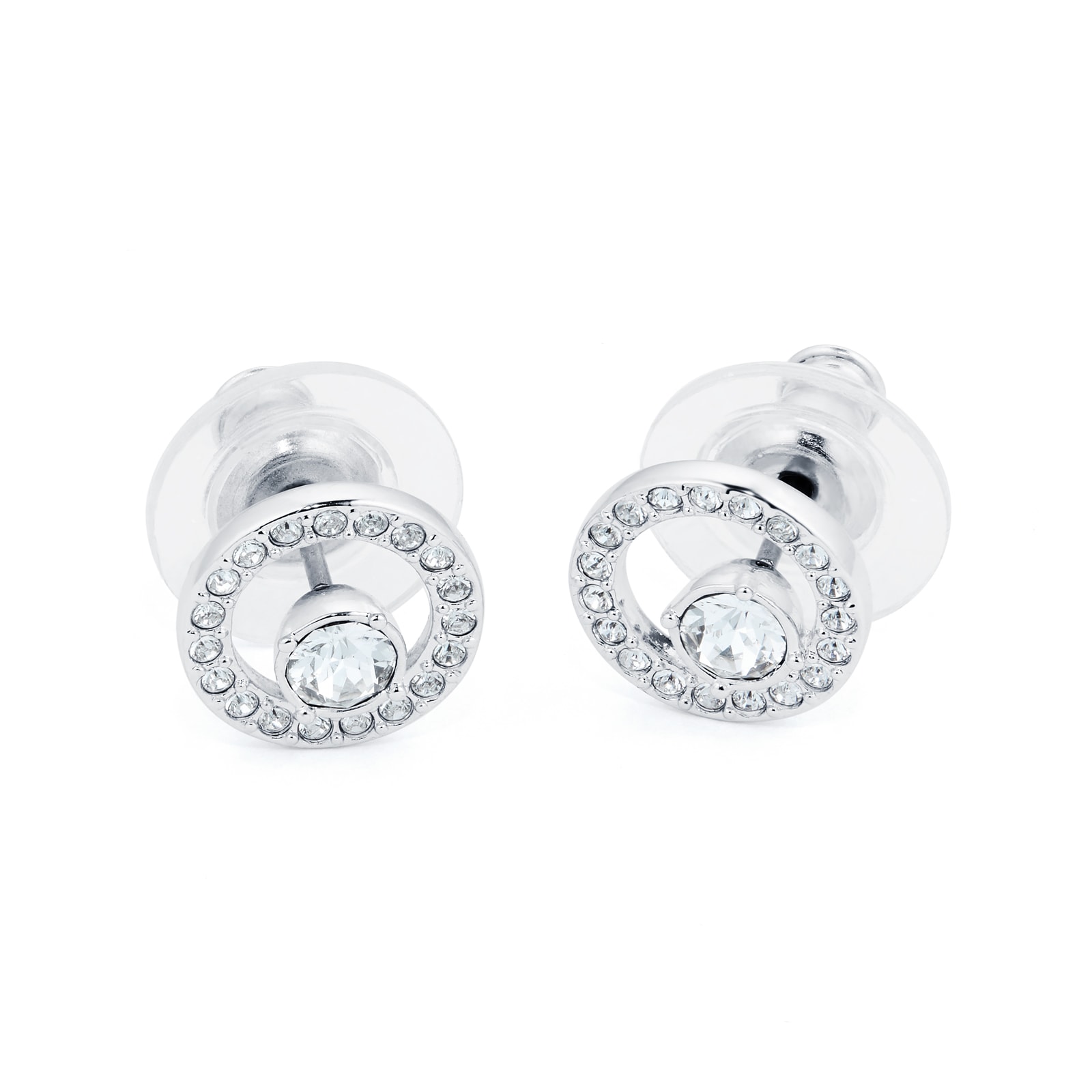 SWAROVSKI Creativity Circle Small Pierced Earrings 5201707 | Goldsmiths