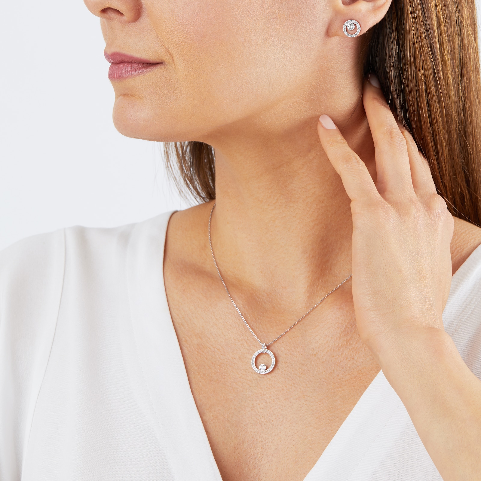 SWAROVSKI Creativity Circle Pendant 5198686 | Goldsmiths