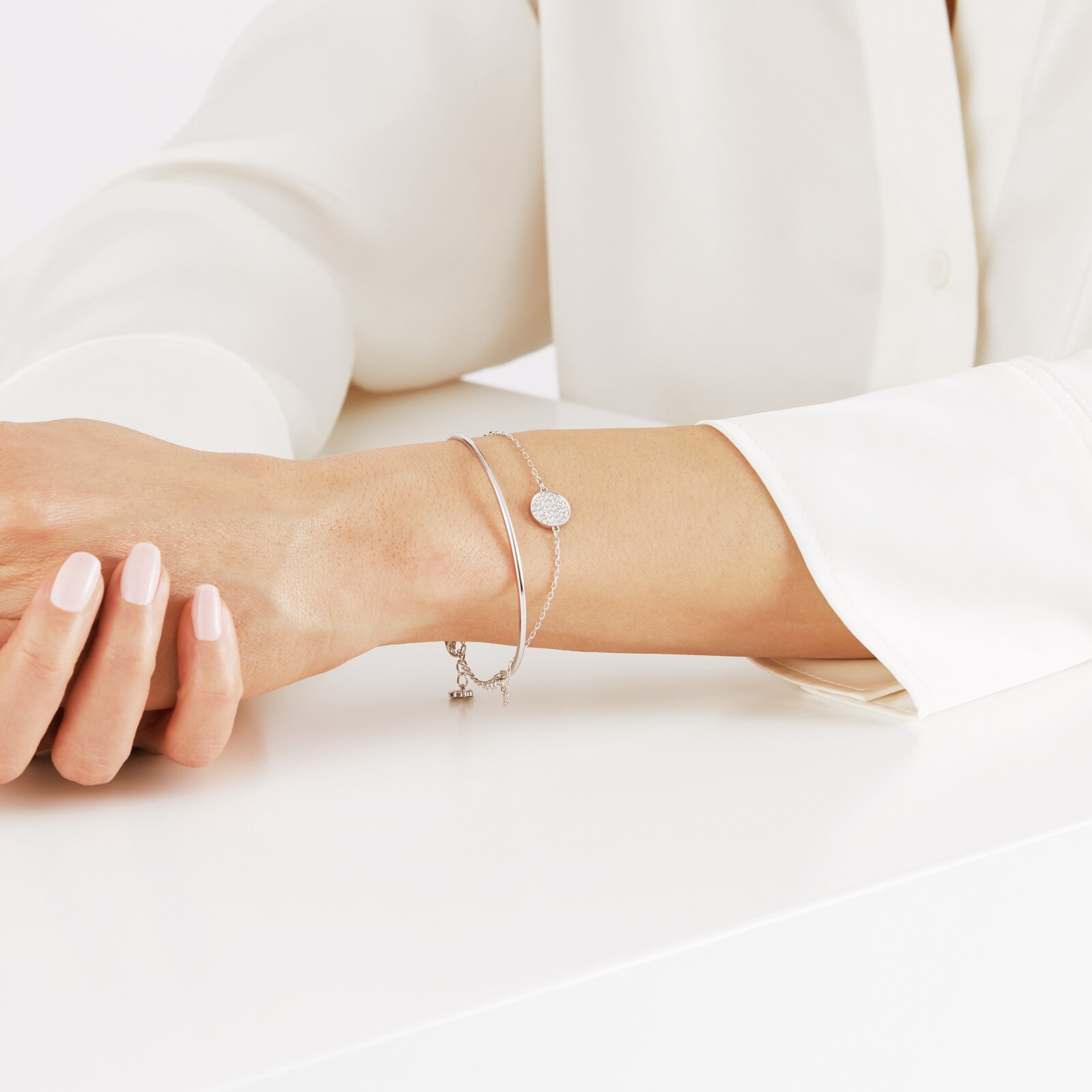 SWAROVSKI Ginger Bangle 5389044 | Goldsmiths