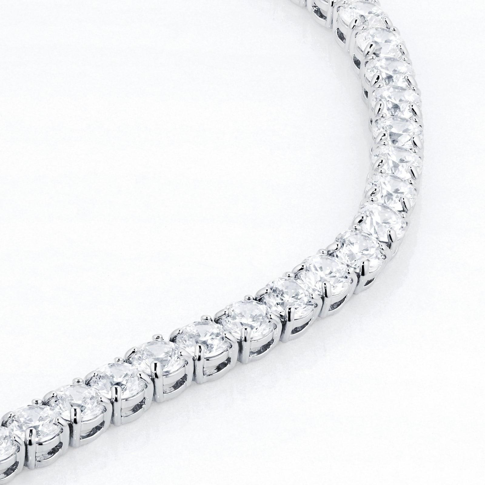 SWAROVSKI Silver Tennis Bracelet 5409771 | Goldsmiths