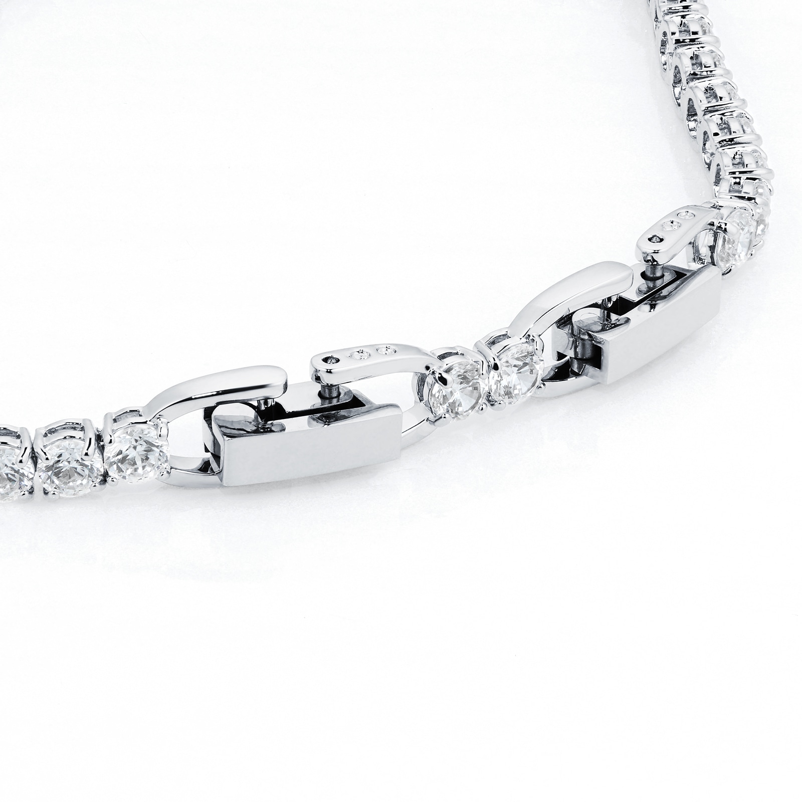 SWAROVSKI Silver Tennis Bracelet 5409771 | Goldsmiths