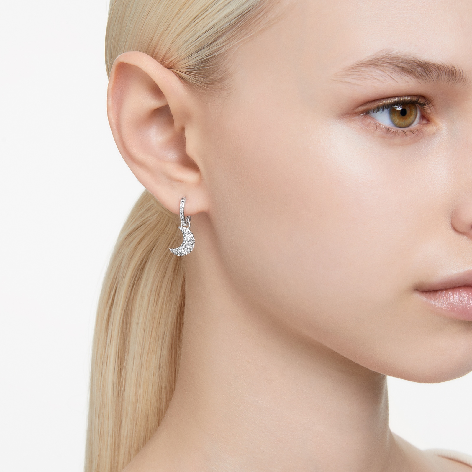 SWAROVSKI Luna Drop Earrings 5666157 | Goldsmiths