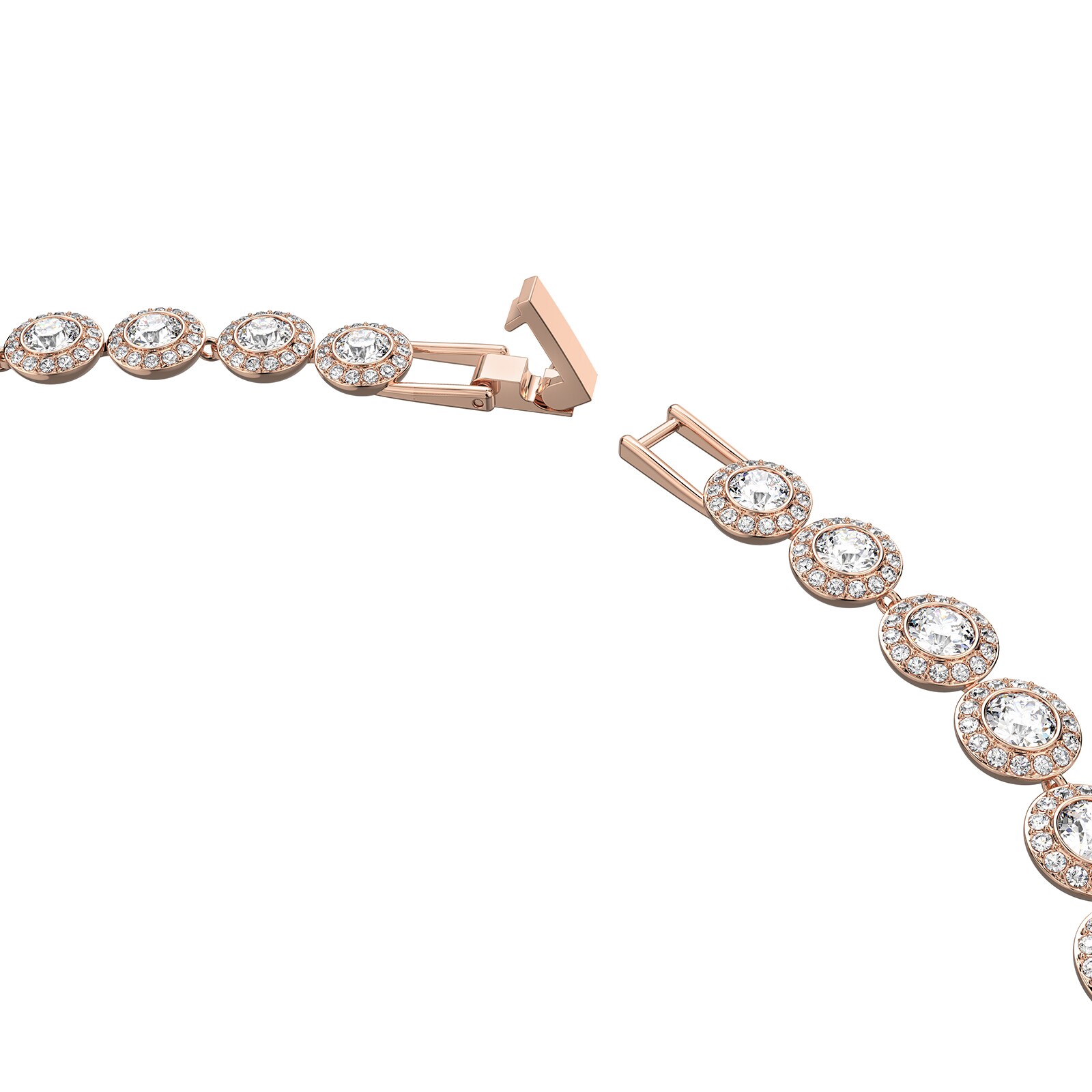 SWAROVSKI Rose Gold Coloured Angelic Crystal Necklace 5367845 | Goldsmiths