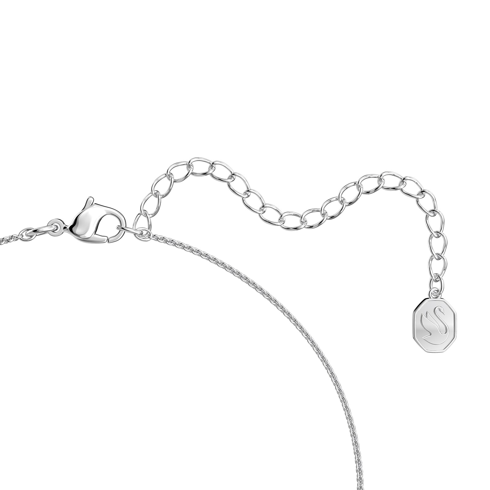 SWAROVSKI Rhodium Plated Millenia Trilliant White Cubic Zirconia ...