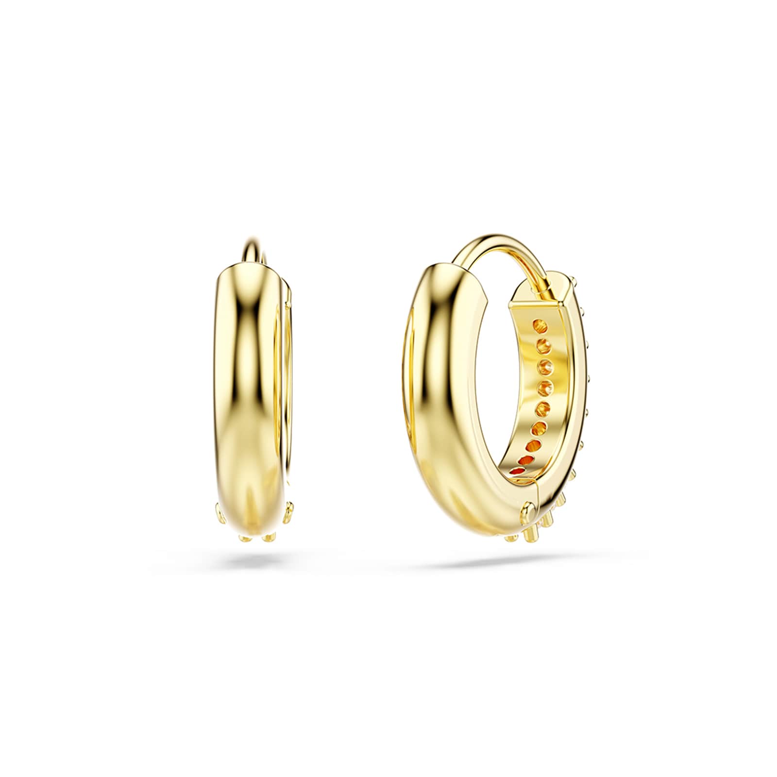 SWAROVSKI Matrix Yellow Gold Coloured Cubic Zirconia Mini Hoops 5697228 ...