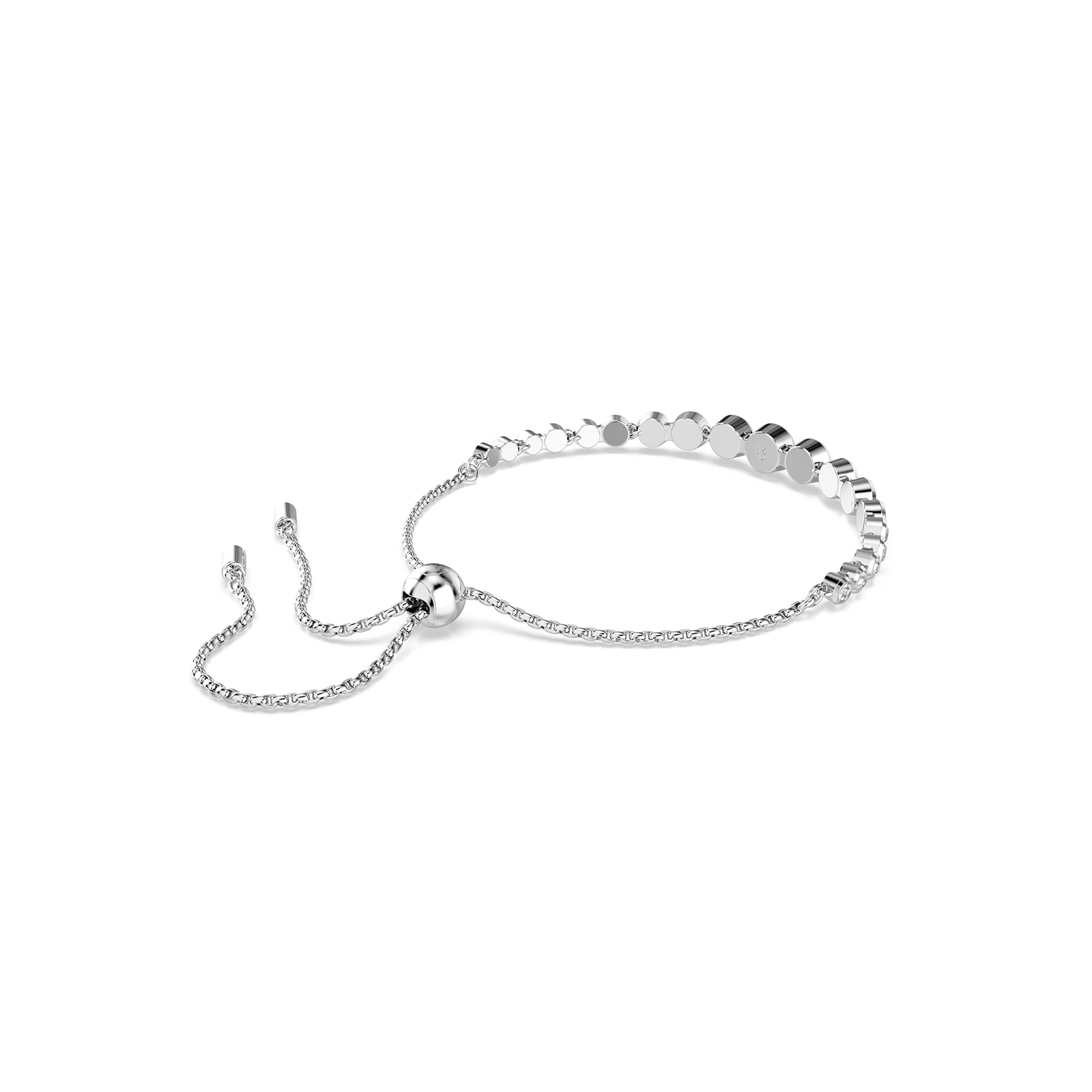 SWAROVSKI Imber Silver Coloured Cubic Zirconia Tennis Bracelet 5705451 ...