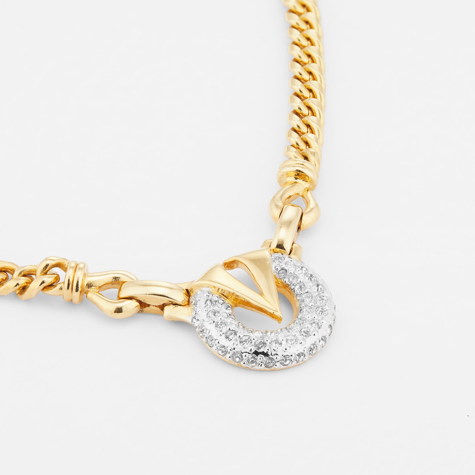 Susan Caplan Exclusive Susan Caplan Vintage Valentino Gold Plated Logo ...