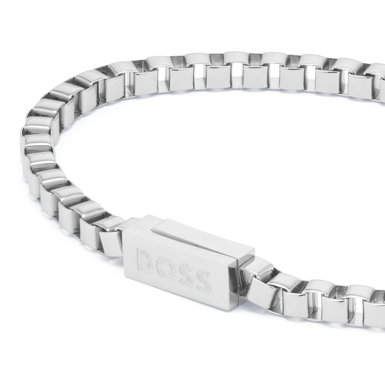 BOSS Gents BOSS Stainless Steel Chain Bracelet 1580288 | Goldsmiths