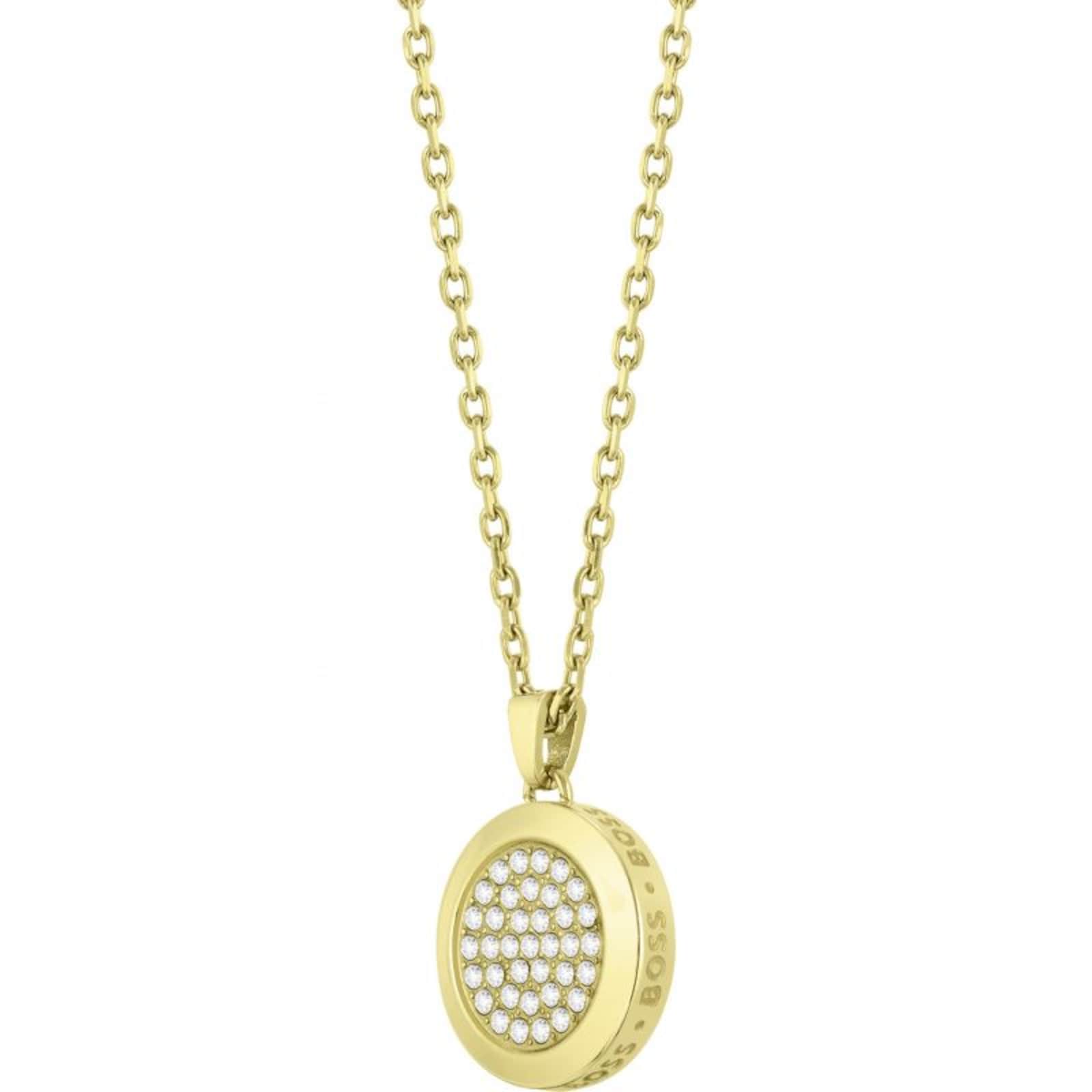 BOSS Yellow Gold Iron Plated Medallion Box Set 1570149 | Goldsmiths