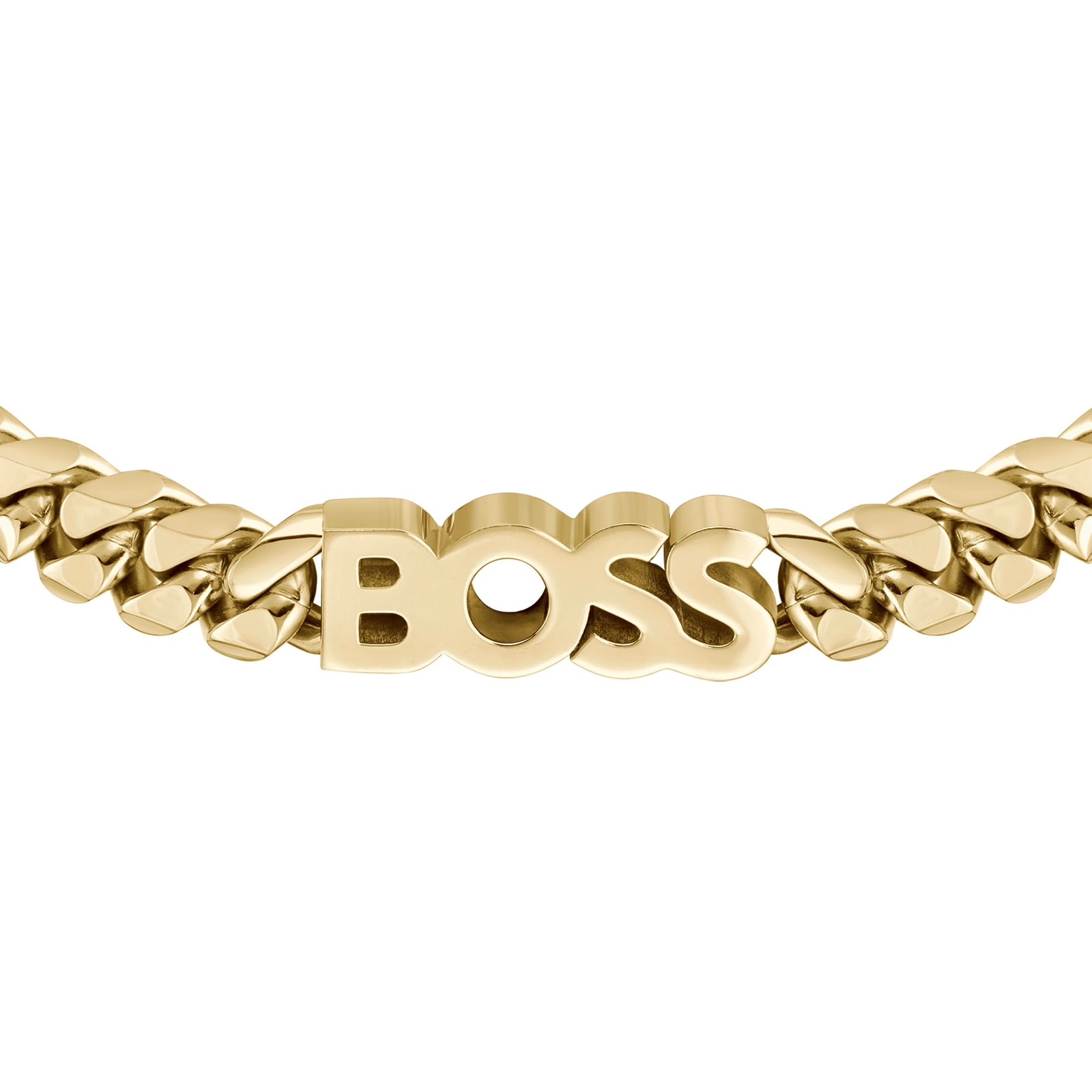 BOSS Gents BOSS Kassy Gold Coloured Chain Bracelet 1580505M | Goldsmiths