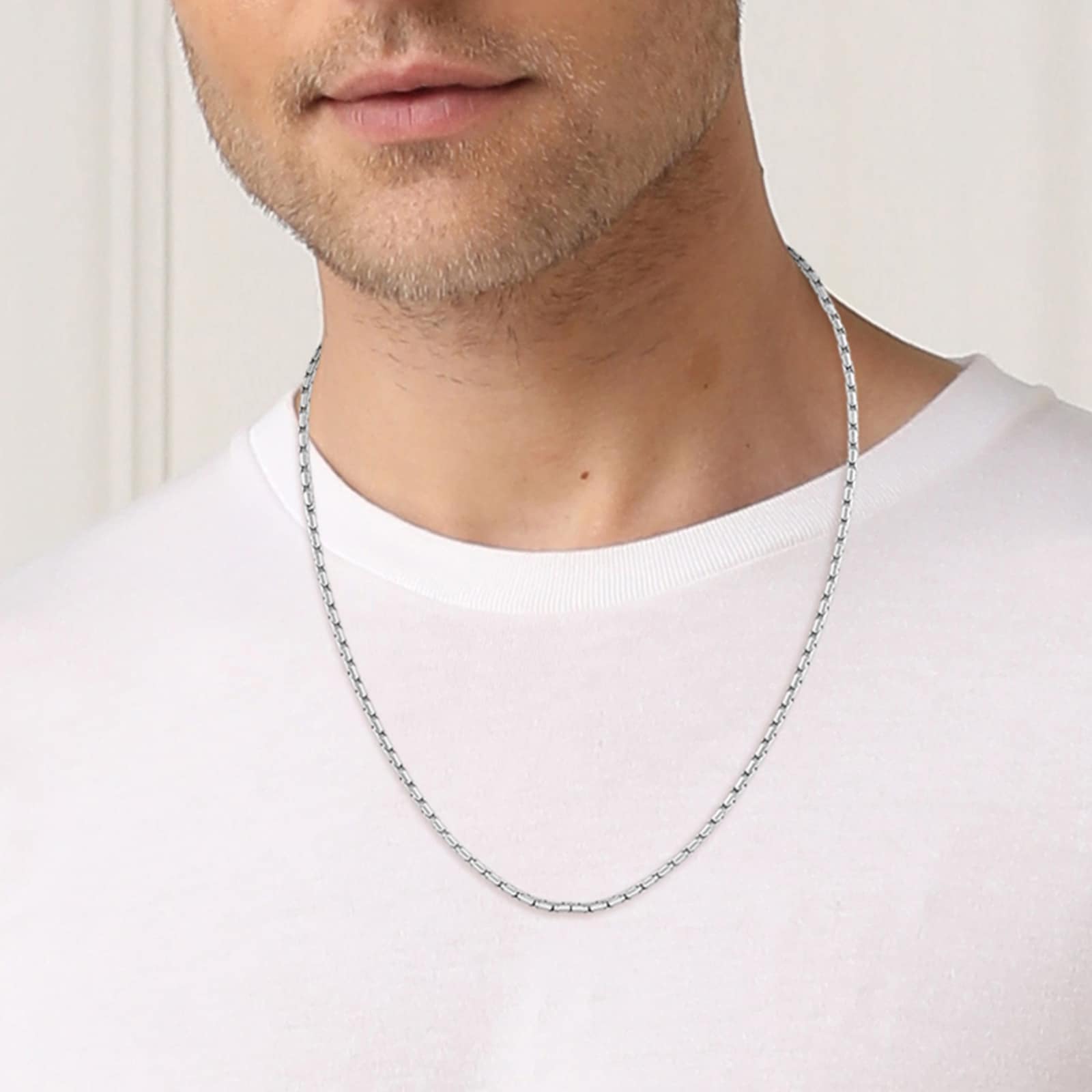 BOSS Gents BOSS Evan Stainless Steel Necklace 1580584 | Goldsmiths
