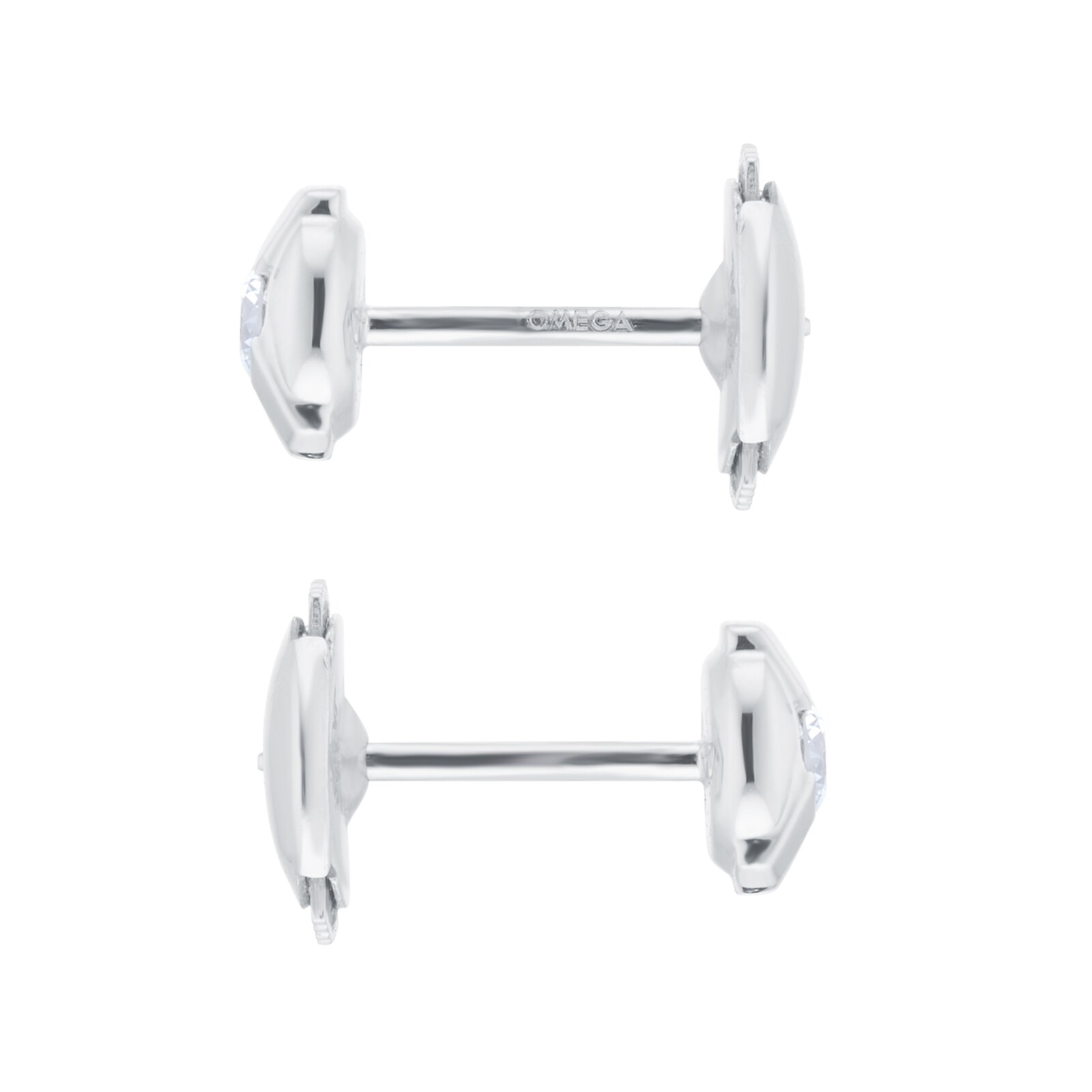 Omega Constellation 18k White Gold Earring Diamonds EA01BC0100105 ...