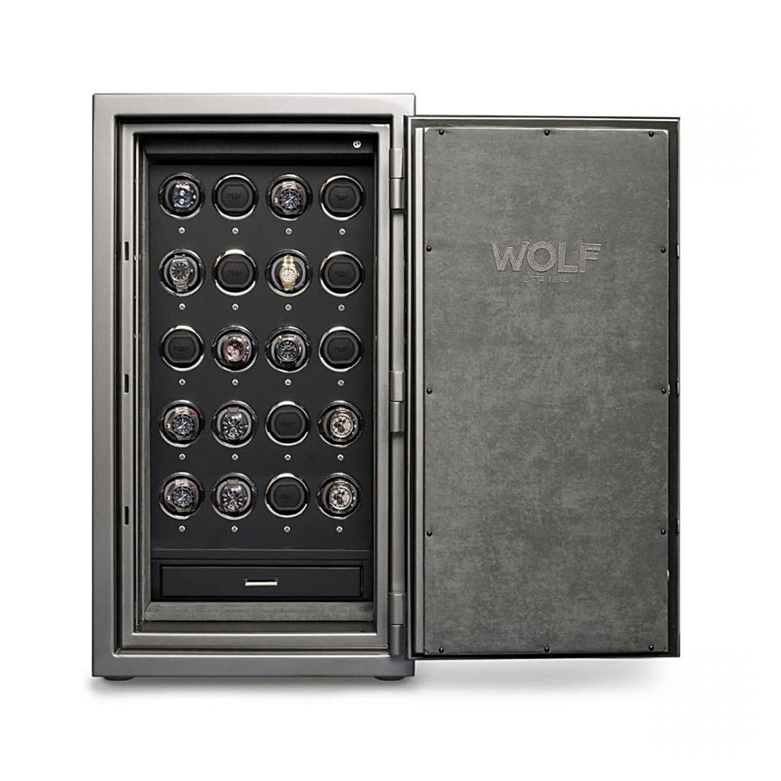 WOLF Atlas 20 Piece Winder Safe 492065 | Goldsmiths
